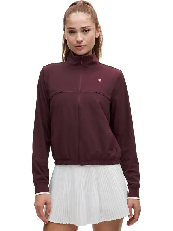Lululemon Court Rival Tennis Track Jacket - Goodnight Plum/goodnight Plum