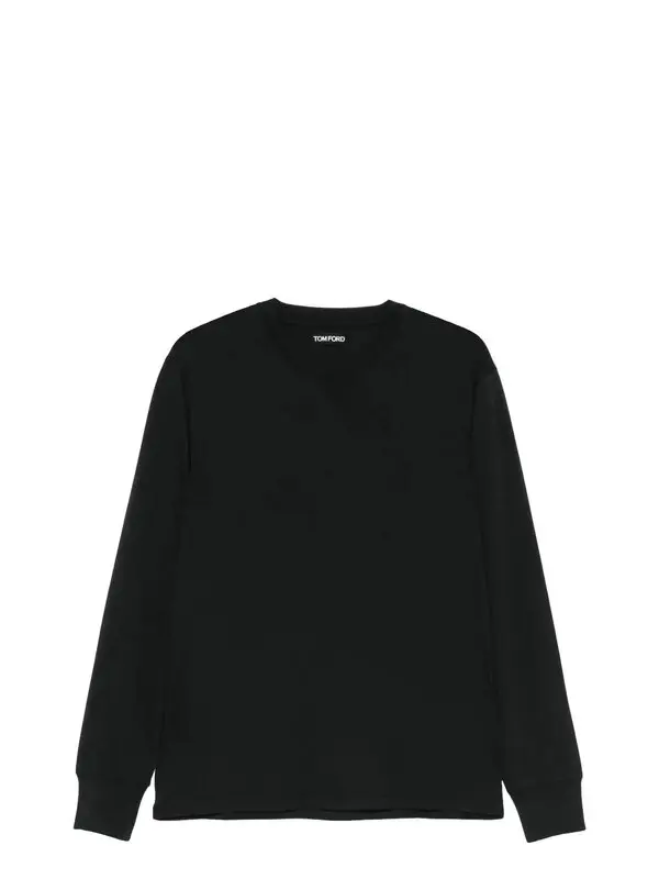 TOM FORD Crew-neck T-shirt - Black