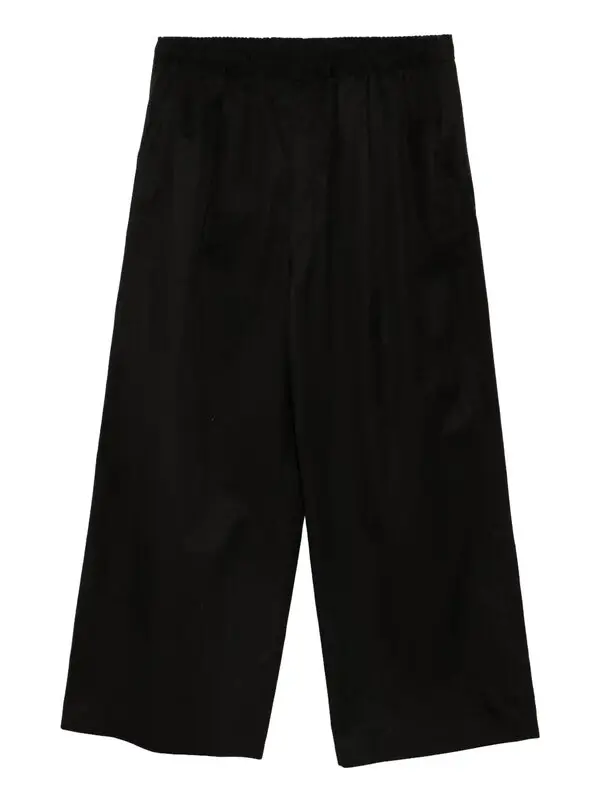 Comme Des Garçons Relaxed Cotton Trousers - Black