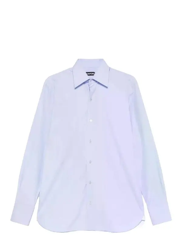 TOM FORD Poplin Shirt - Blue
