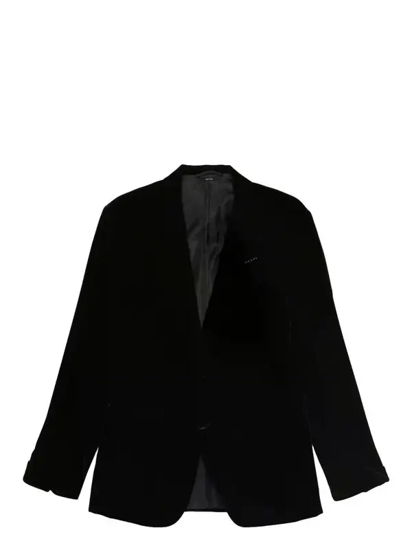 TOM FORD Shelton Single-breasted Velvet Blazer - Black