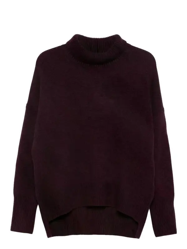 LISA YANG Cashmere High Neck Sweater - Red
