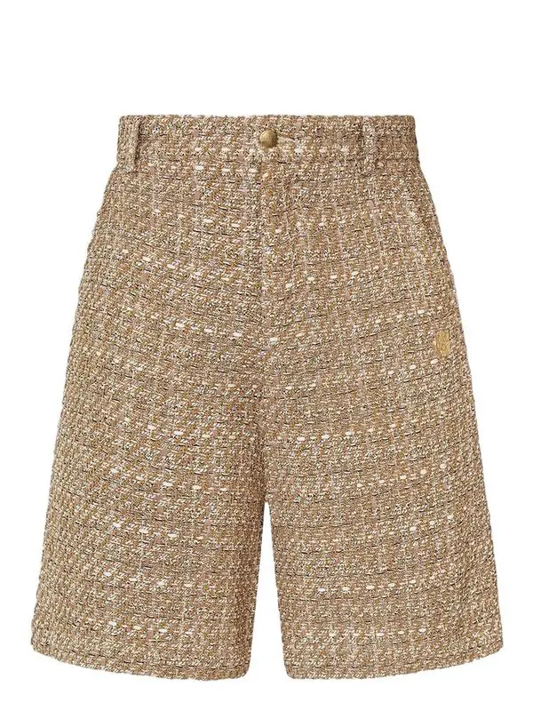 Amiri Boucle Short - Camel