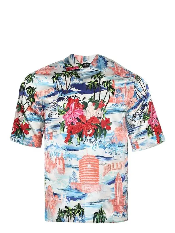 Amiri Cityscape Embellished Shirt - Multicolor