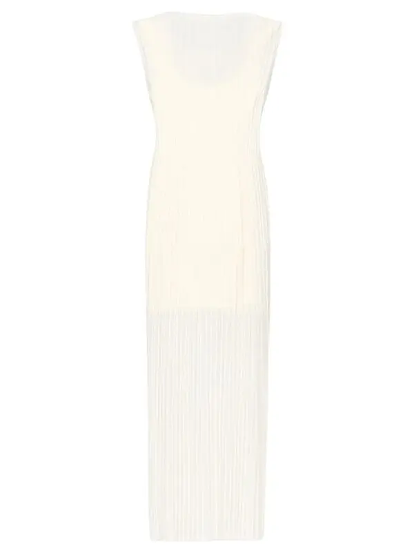 Loulou De Saison Ada Sleeveless Knit Dress - White