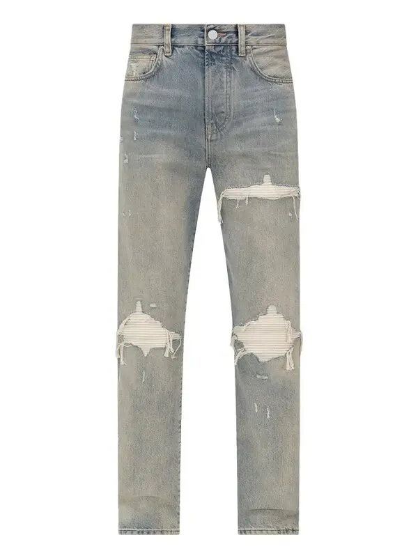 Amiri Suede Straight Mx1 Jean - Antique Indigo