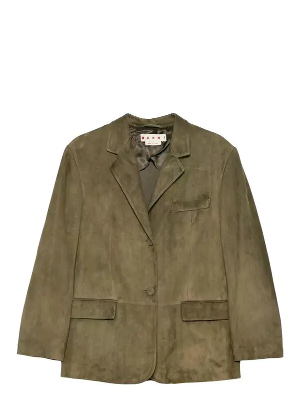 Marni Single-breasted Blazer - Green