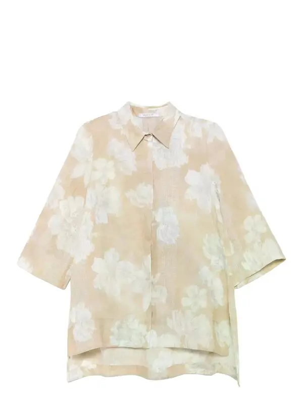 Transit Floral-printed Shirt - Brown