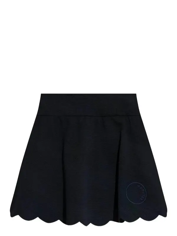 Marysia Morton Scalloped-hem Miniskirt - Black