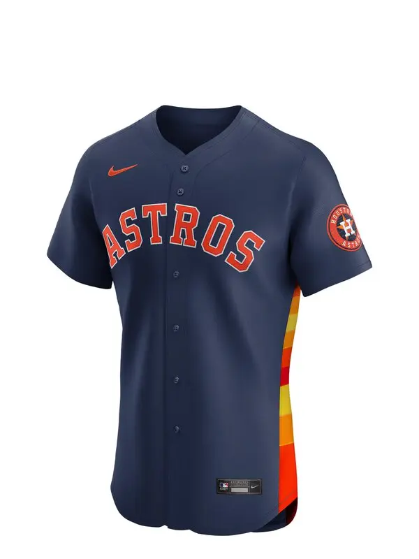 Nike Jose Altuve Houston Astros Dri-fit Adv Mlb Elite Jersey - Blue