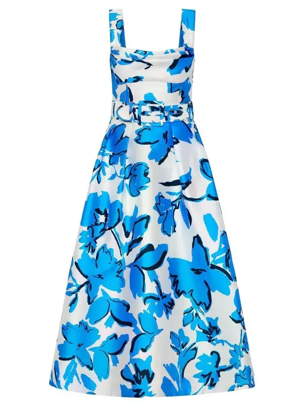 Rebecca Vallance Sapphira Midi Dress - Blue