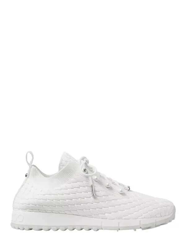 JIMMY CHOO Veles Sneakers - White