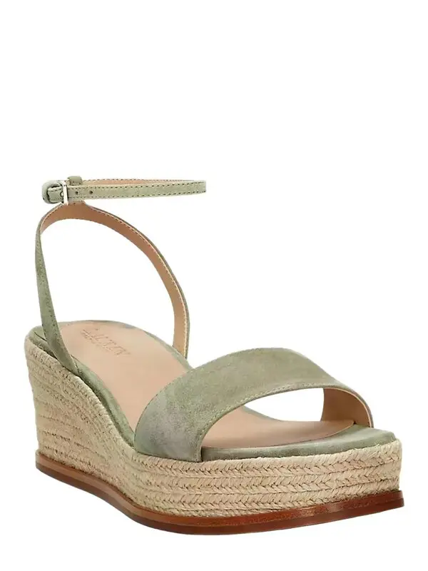 Ralph Lauren Suede Espadrilles - Green
