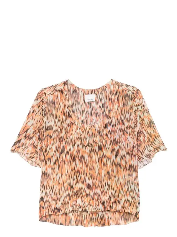 Isabel Marant Silk Blouse - Orange
