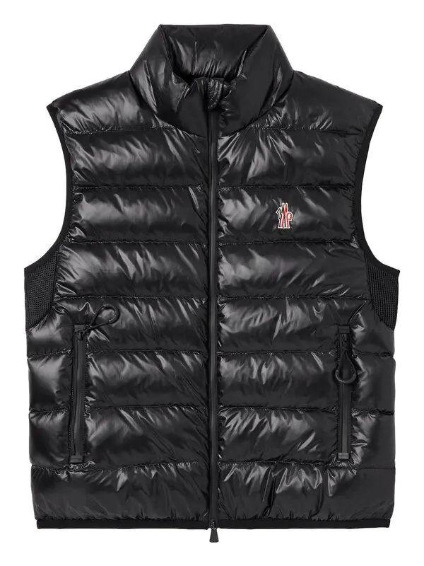 Moncler Logo-appliquéd Quilted Gilet - Black