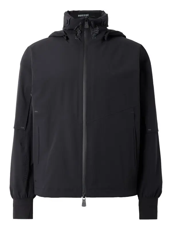 Moncler Shell Hooded Jacket - Black
