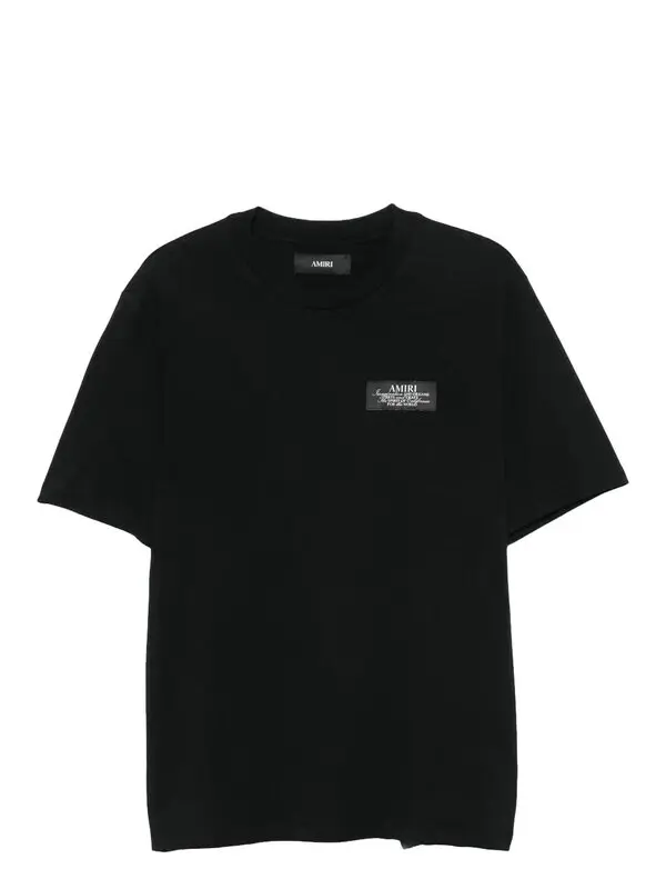Amiri Slogan-print T-shirt - Black