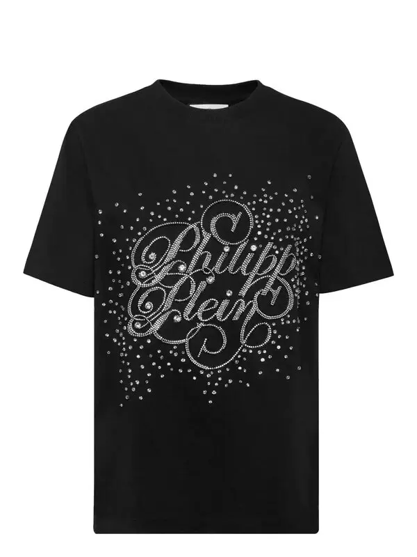 Philipp Plein Crystal-embellished T-shirt - Black