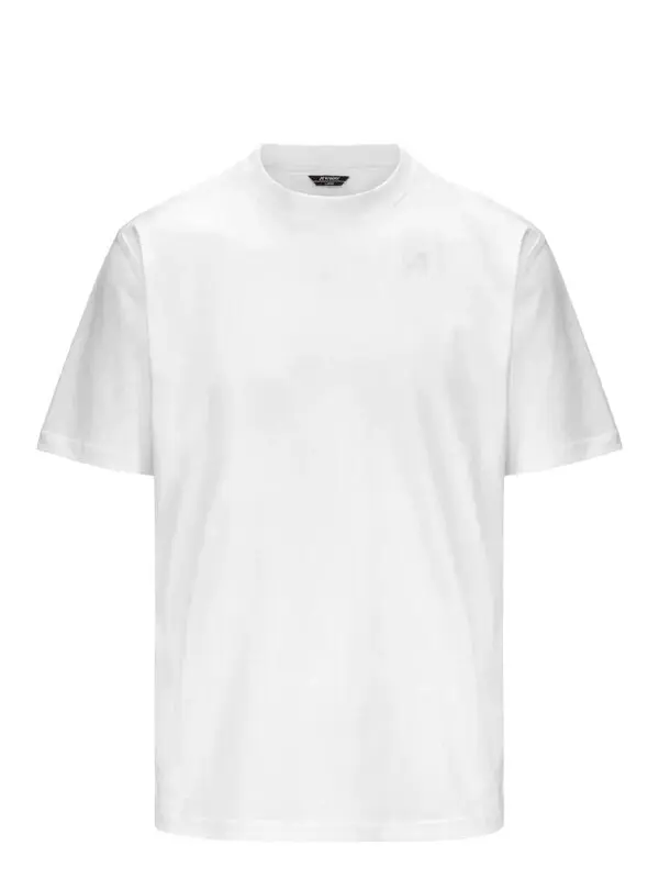 K-WAY Logo-embroidered Short-sleeve T-shirt - White