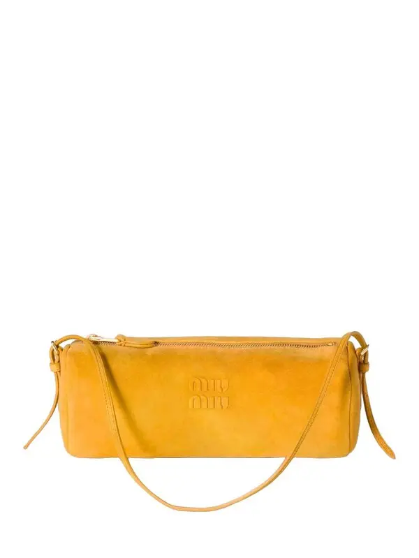 Miu Miu Suede Mini Bag - Yellow