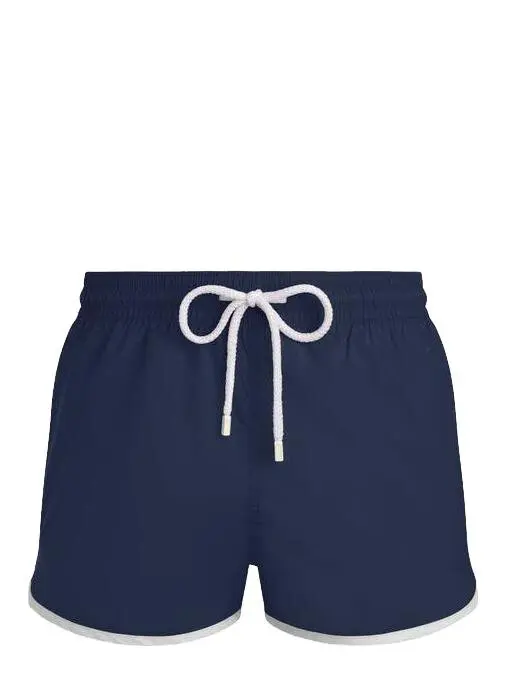 Vilebrequin Solid Ultra-light Short Swim Trunks - Bleu Marine