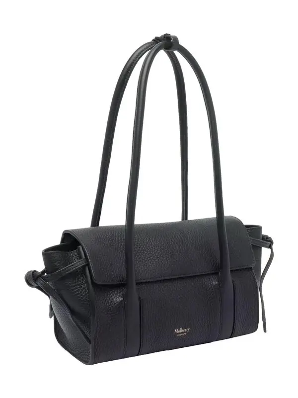 Mulberry Leather Shoulder Bag - Black