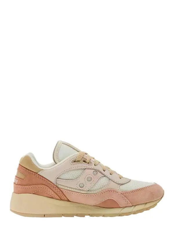 Saucony Shadow 6000 Suede-paneled Sneakers - Pink