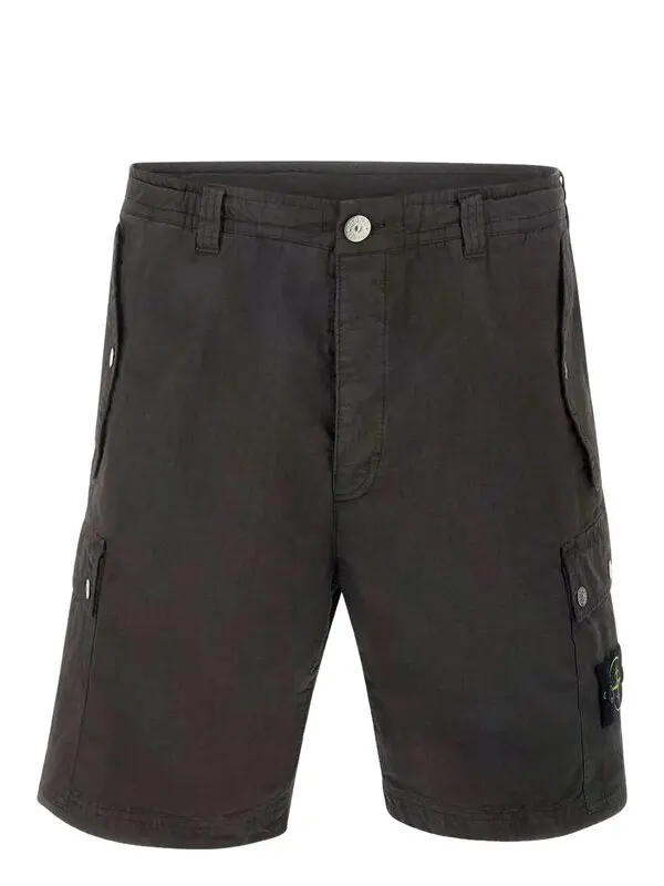 Stone Island Ripstop Cargo Shorts - Brown