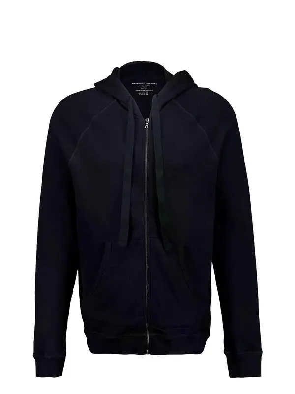 Majestic Filatures Zip-up Hoodie - Blue