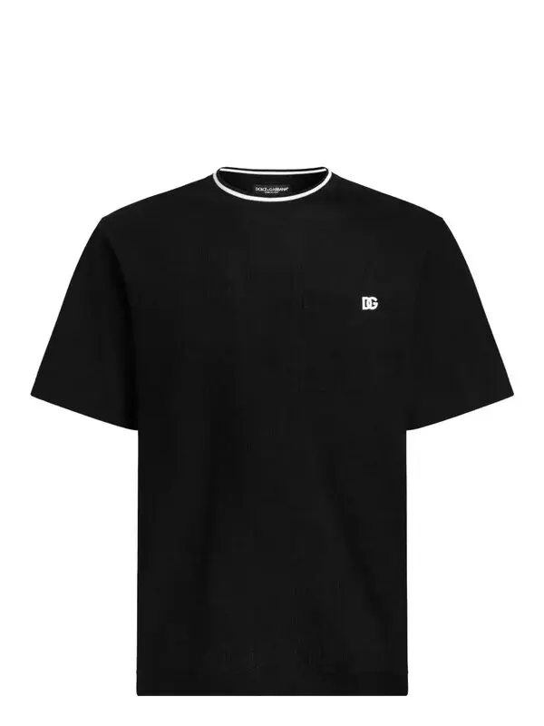 Dolce & Gabbana Pocket-detail Crew-neck T-shirt - Black