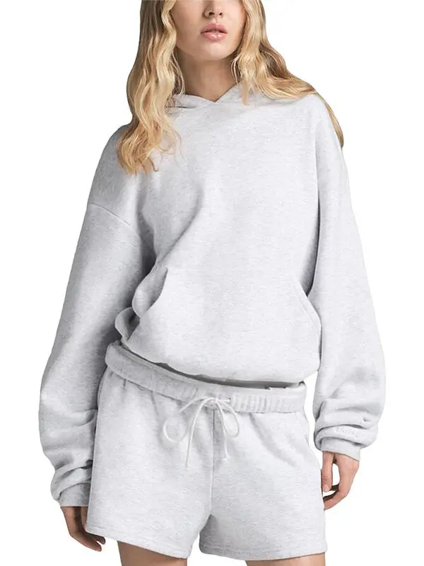SKIMS Cloud Fleece Hoodie - Light Heather