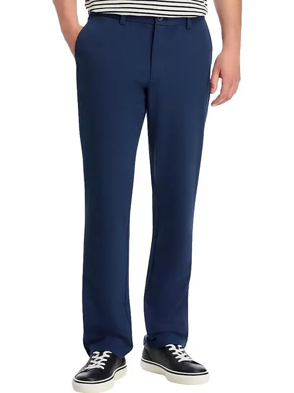 Vineyard Vines Straight Fit On The Go Pants - Blue Blazer