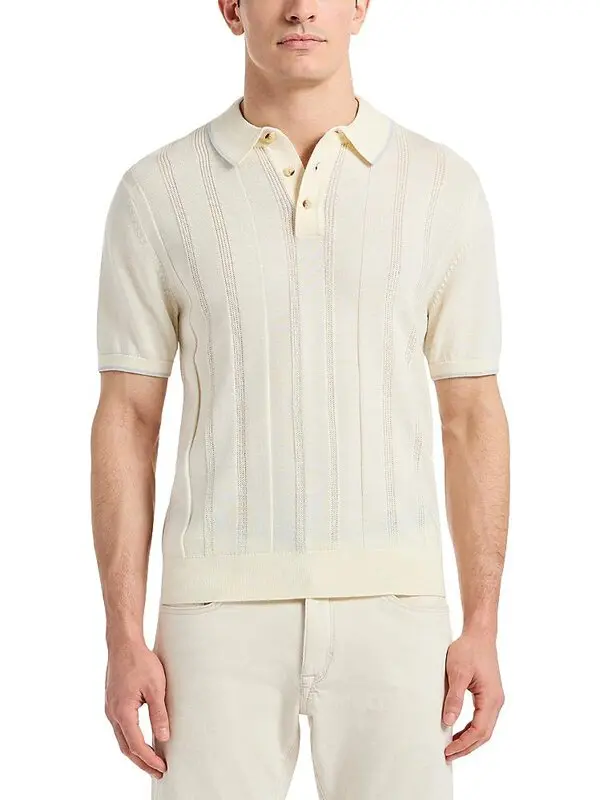 Robert Graham Edvan Sweater Polo - Off White