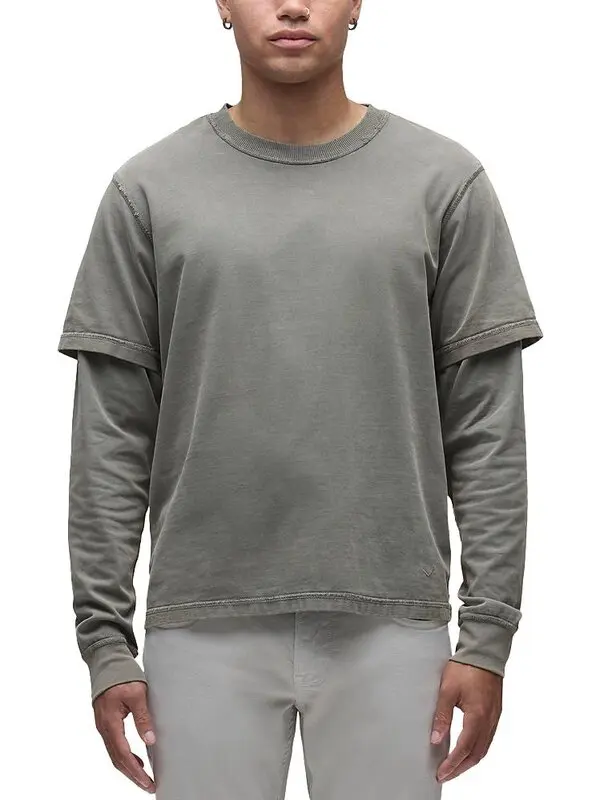 Hudson Jeans Hybrid Shirt - Stone Gray