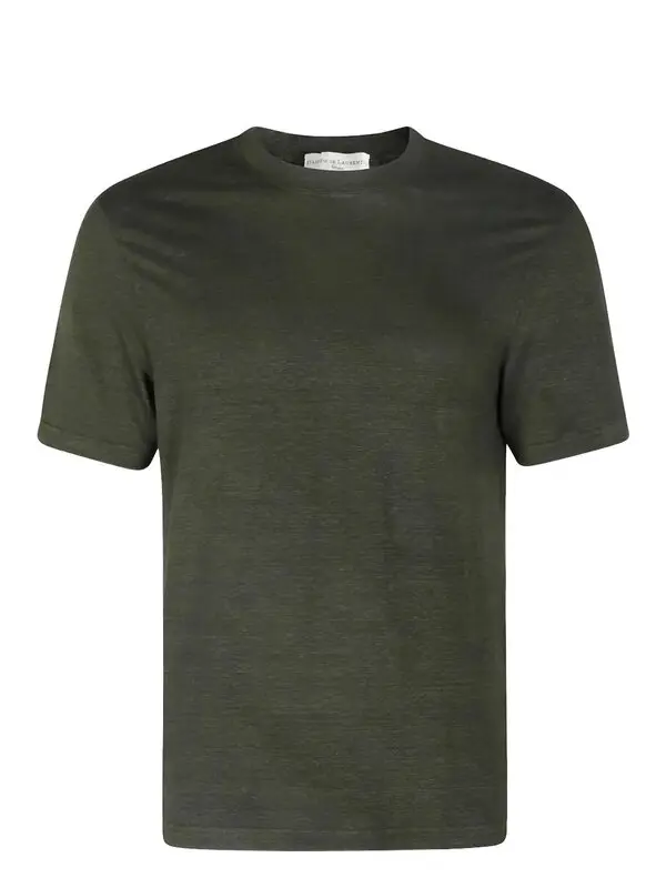 FILIPPO DE LAURENTIIS Crew Neck T-shirt - Green