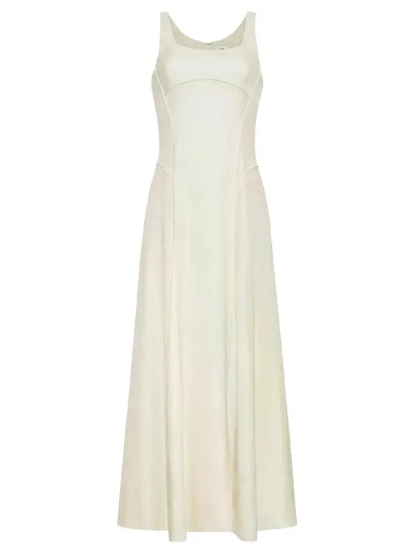 Adam Lippes Shay Midi Dress - White
