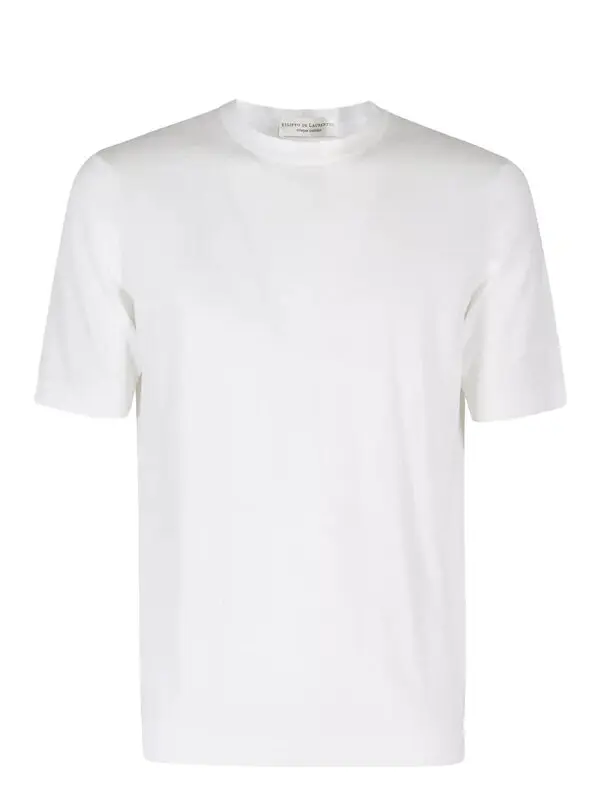 FILIPPO DE LAURENTIIS Short-sleeve Crew Neck T-shirt - White
