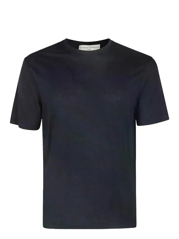 FILIPPO DE LAURENTIIS Crew Neck Short-sleeve T-shirt - Blue