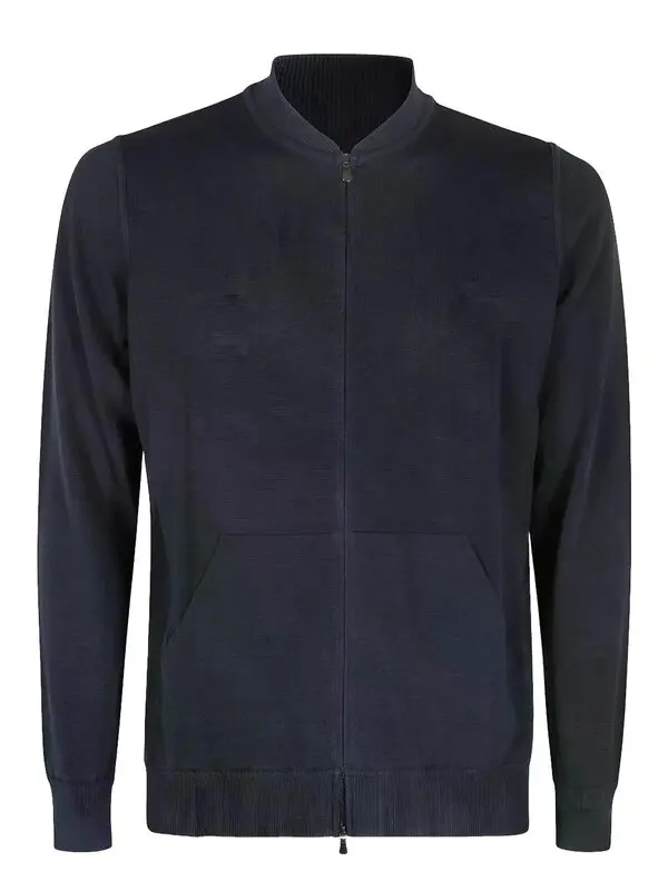 FILIPPO DE LAURENTIIS Zip-up Cardigan - Blue