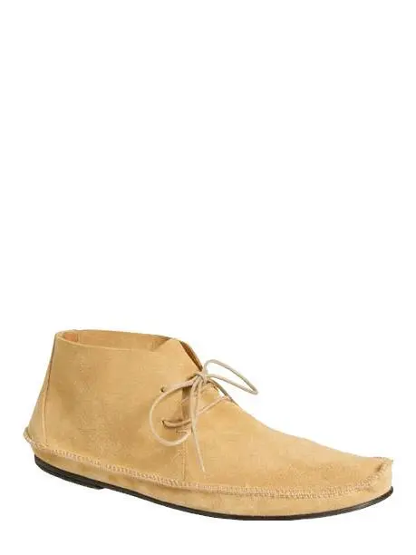 THE ROW Tyler Bootie - Yellow Linen