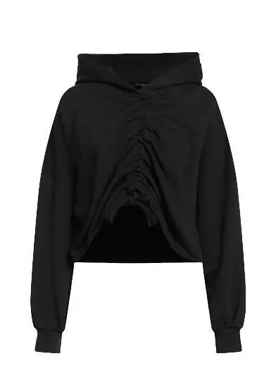DISCLAIMER Hooded Sweatshirt With Logo And Crystals - Black