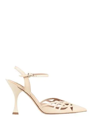GIORGIO FABIANI Leather Pumps - Beige