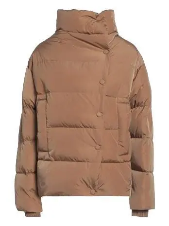 ALYSI Padded Shell Jacket - Camel