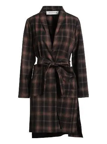 SHIRTAPORTER Tartan Overcoat - Brown