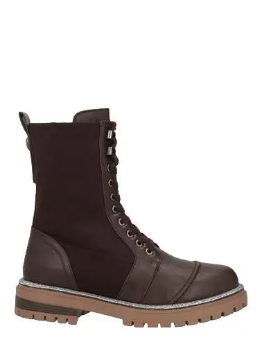 TUA BY BRACCIALINI Ankle Combat Boots - Brown