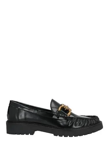 OVYE Loafers In Coated Fabric - Black