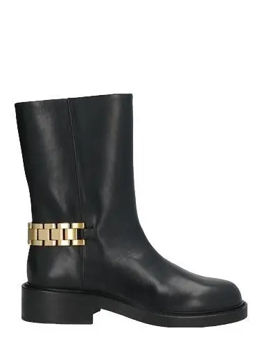 Victoria Beckham Leather Ankle Boots - Black