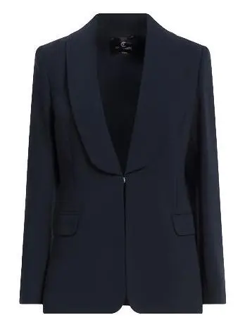 CRISTINAEFFE Crepe Single-breasted Blazer - Blue