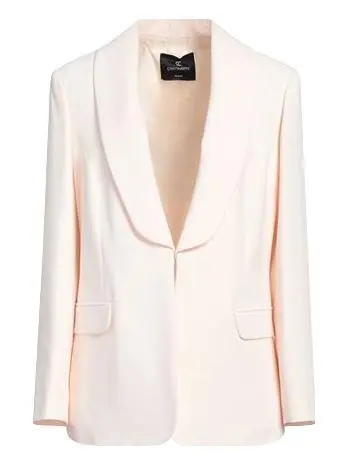 CRISTINAEFFE Crepe Single-breasted Blazer - White