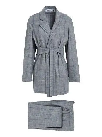 SHIRTAPORTER Suit With Checked Pattern - Grey